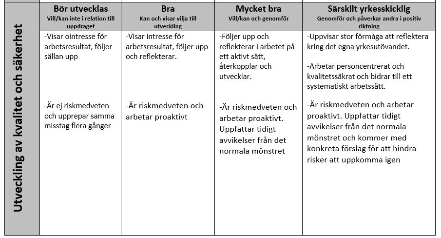 Utvecklingsplan i Skolbanken: Medarbetarsamtal sjuksköterskor Säter