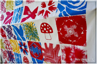 Skolbanken · Ett föremål med textiltryck åk 6