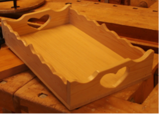 Skolbanken · Trä-metall slöjd, Årskurs7, framställning av bricka eller ask.