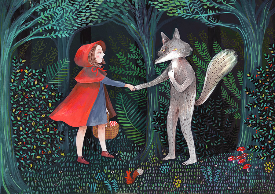Skolbanken · Little red riding hood