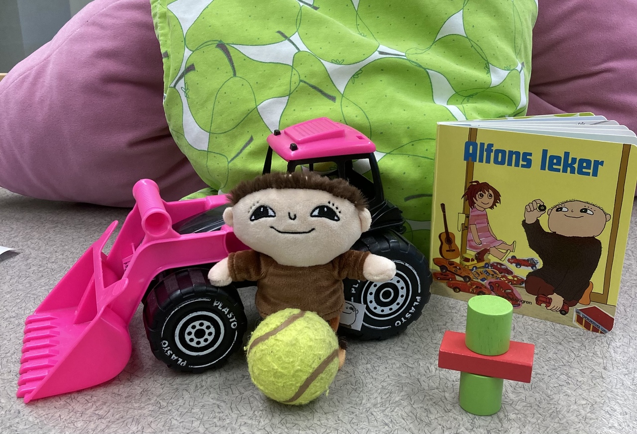 Skolbanken · Ord och meningar med Alfons