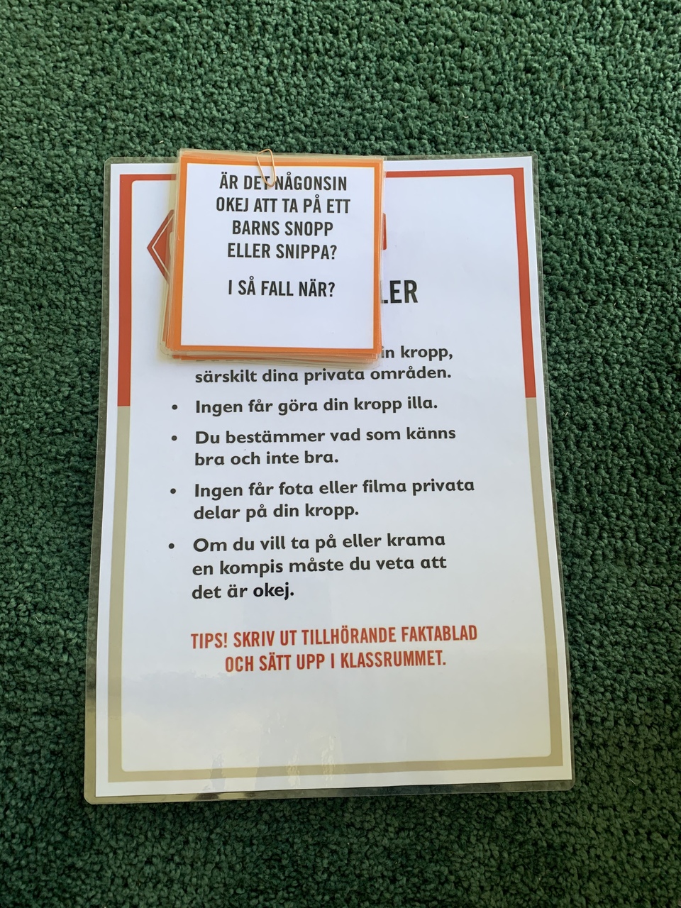 Pedagogisk Planering I Skolbanken Kroppsregler