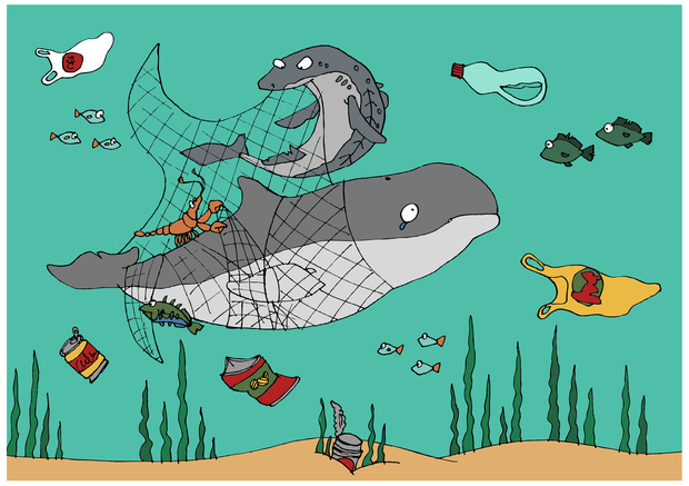 Pedagogisk planering i Skolbanken: Rädda havet med hajen Kaj