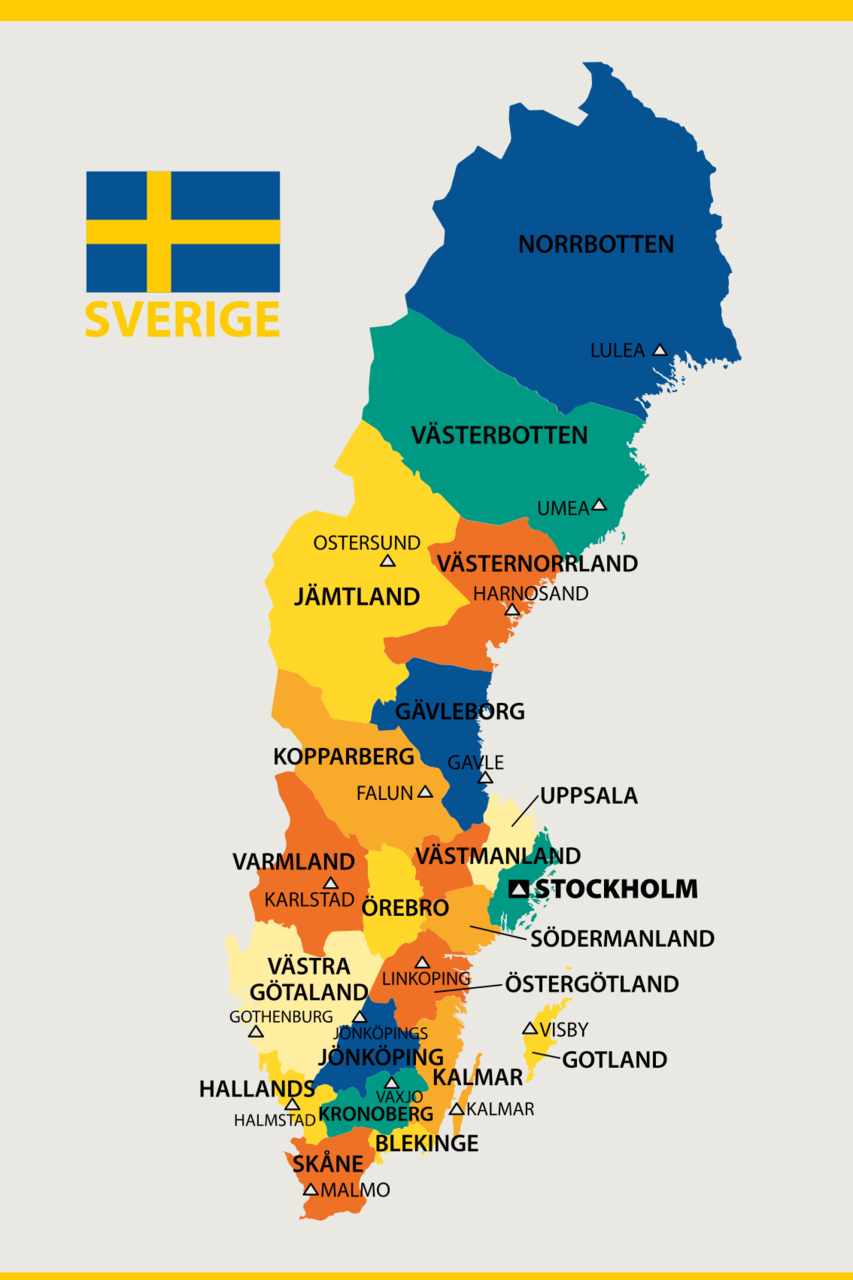 Skolbanken · ÅK 4 Geografi: Kartan och Sverige ht 23