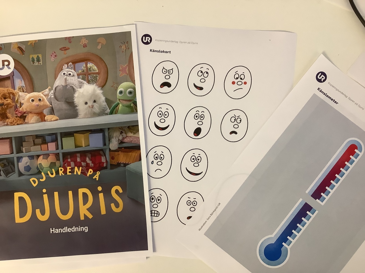 Pedagogisk planering i Skolbanken: Tema känslor