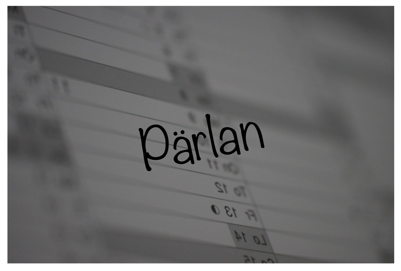 Skolbanken · PÄRLAN Vecka planering