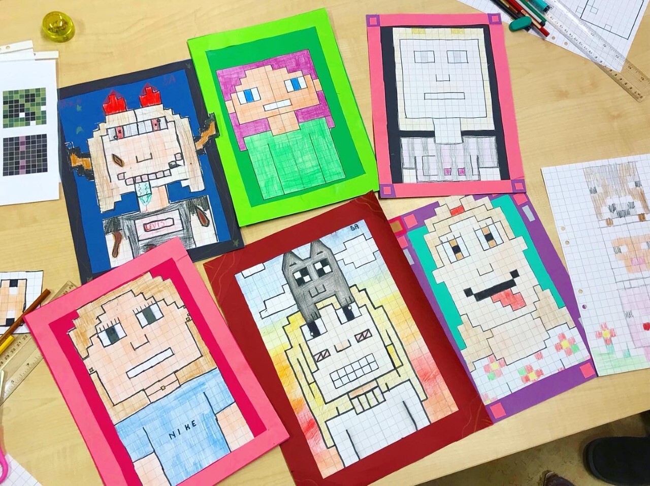 Pedagogisk planering i Skolbanken: Bild - Minecraft porträtt