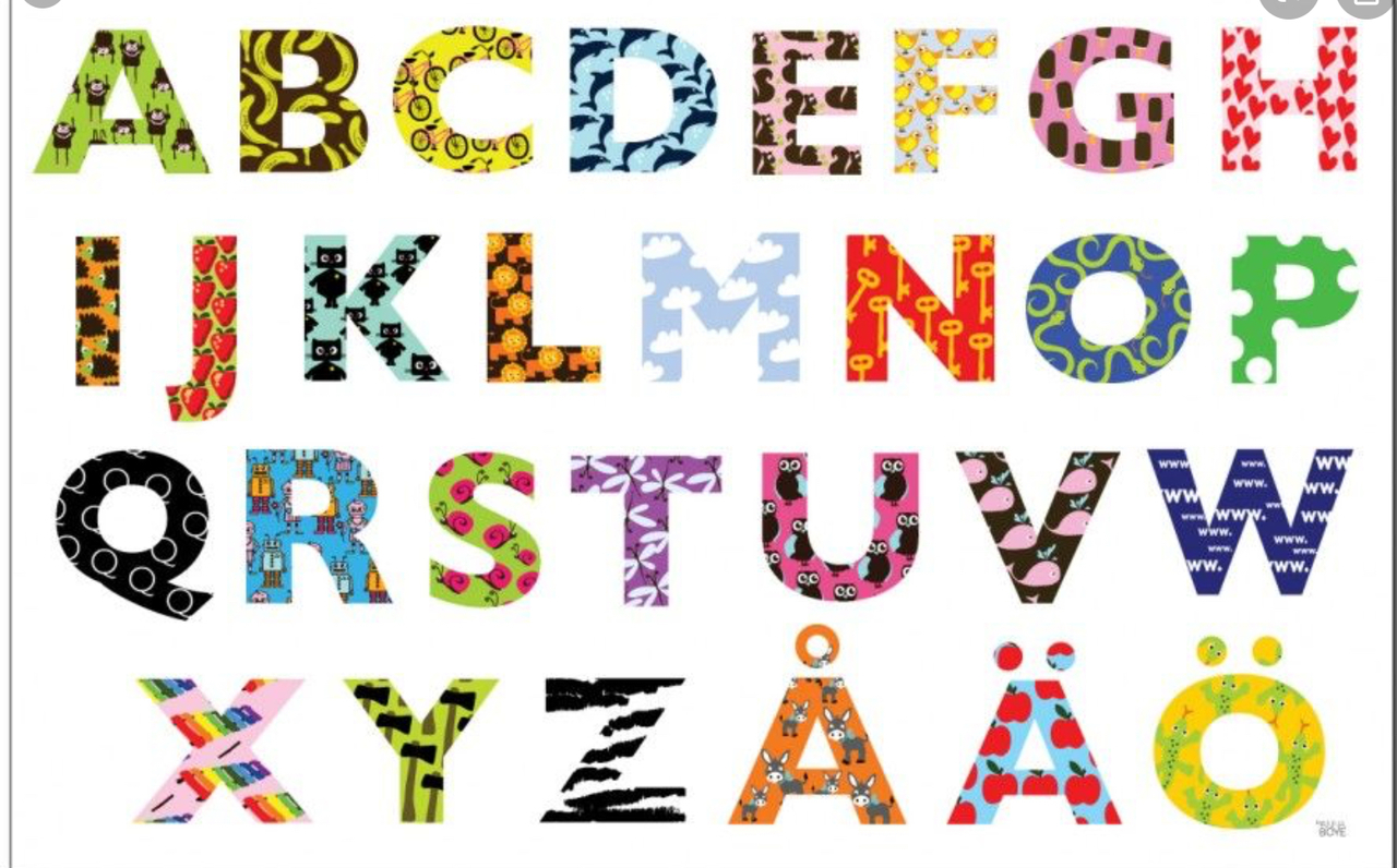 Skolbanken · Veckans bokstav