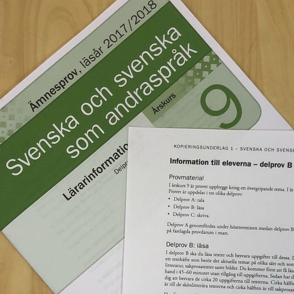 Pedagogisk Planering I Skolbanken Np Sv Sva Delprov A