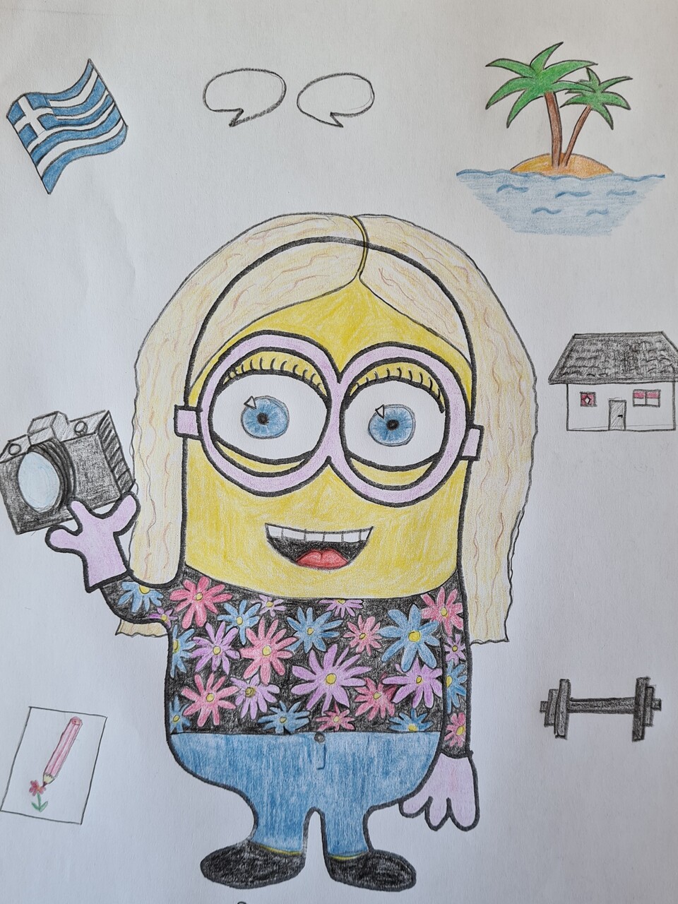 Skolbanken · Bild åk 4- Minion