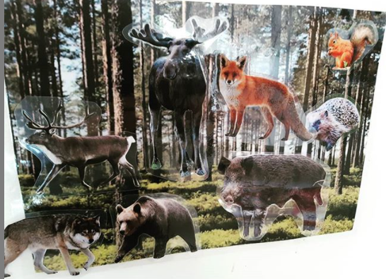 Skolbanken · Tema skogen: Djur