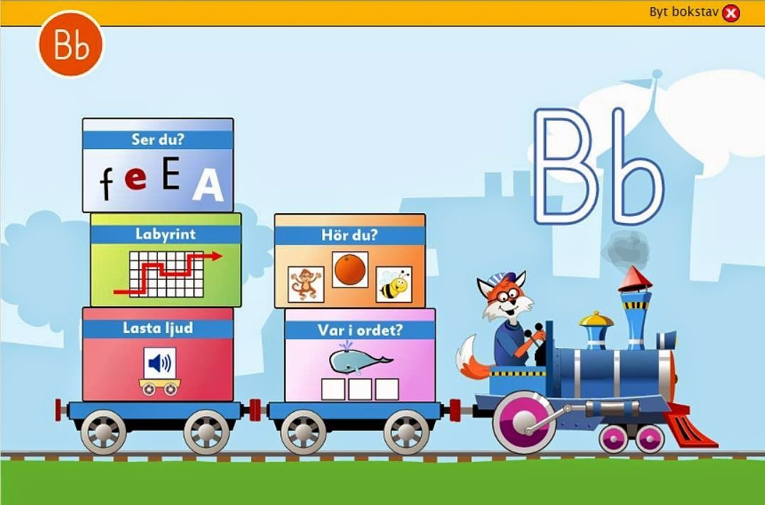 Skolbanken · Bokstavståget