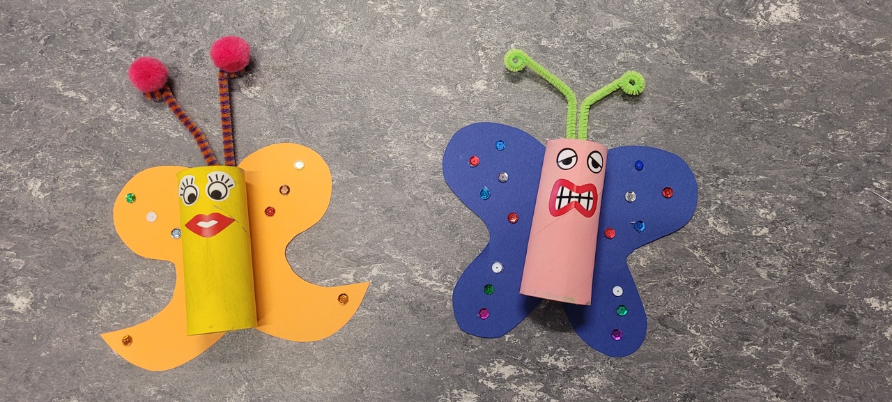 Pedagogisk planering i Skolbanken: Ht 22 / Vt 23 Pyssel: Pappers fjäril