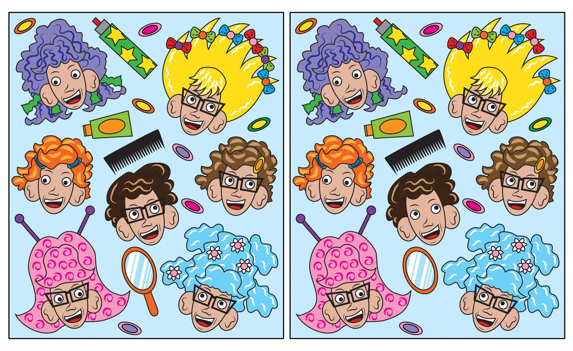 Skolbanken · Finn fem fel