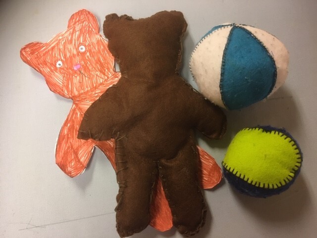 Skolbanken · Sy spökfigurer i filt med langettstygn