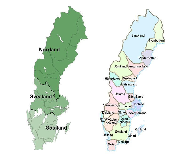 Pedagogisk planering i Skolbanken: Geografi - Sverige