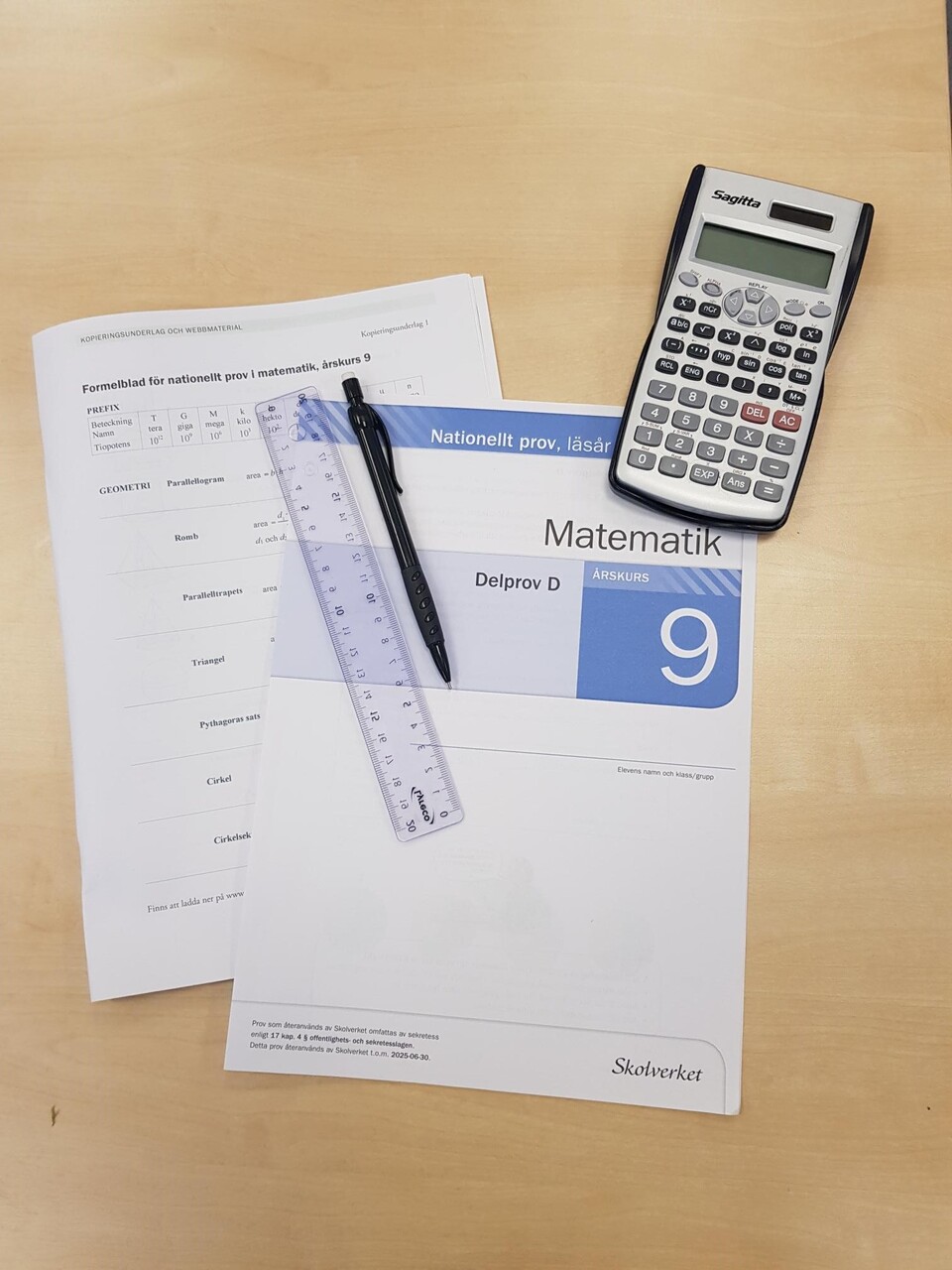 Skolbanken · Nationella prov Matematik 2024-2025