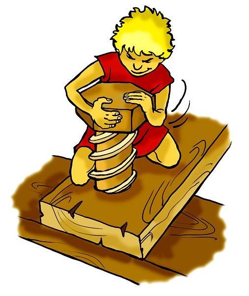 Skolbanken · De mäktiga fem, enkla maskiner.