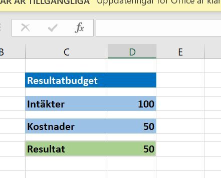 Skolbanken · EK22A Moment 3 Kalkylering