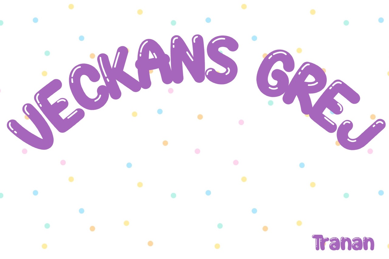 Skolbanken · Veckans grej - Tranan