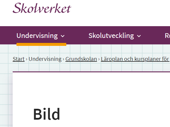 Skolbanken · Läroplan i bild LG22