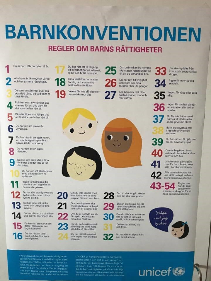 Skolbanken · Barnkonventionen