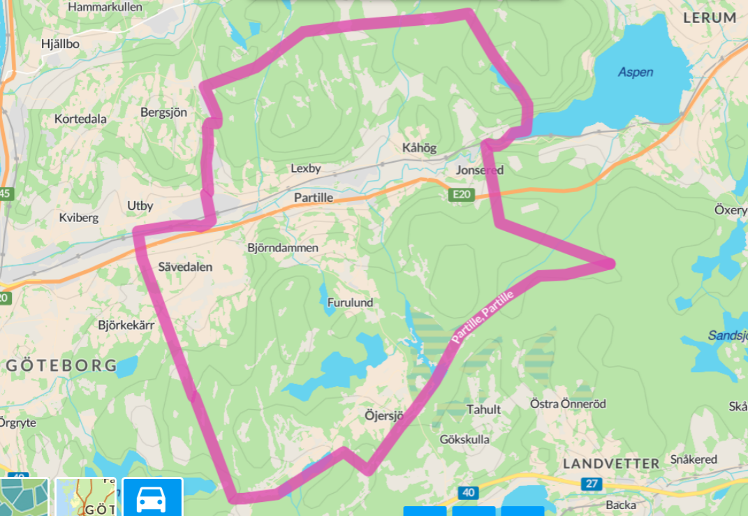 Skolbanken · Öjersjö/Partille förr och nu