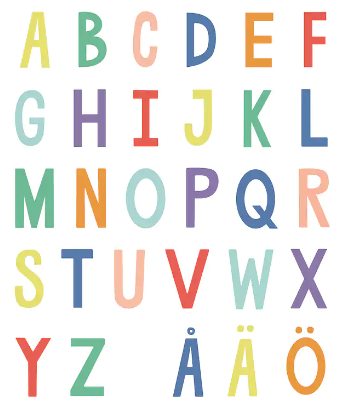 Skolbanken · Veckans bokstav