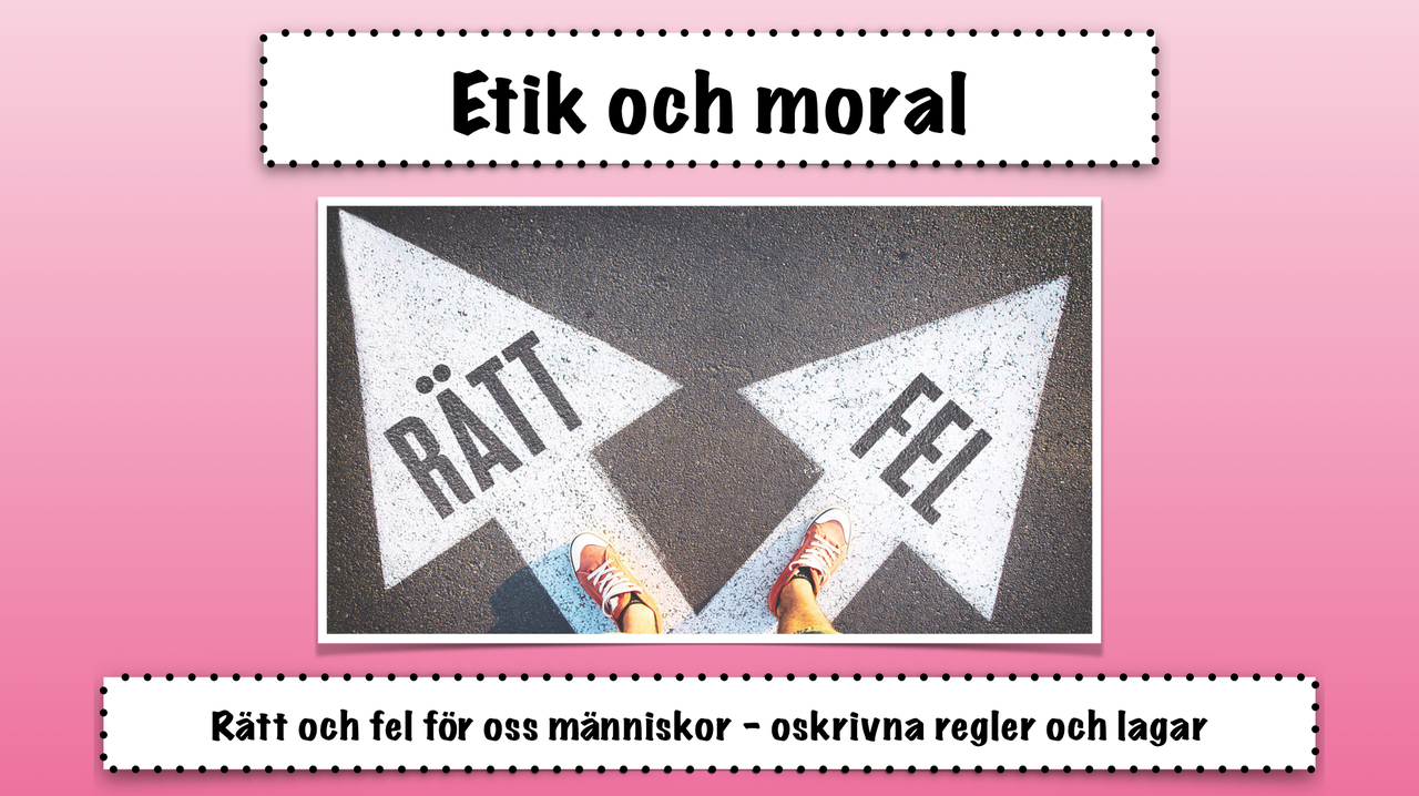 Skolbanken · Etik och moral