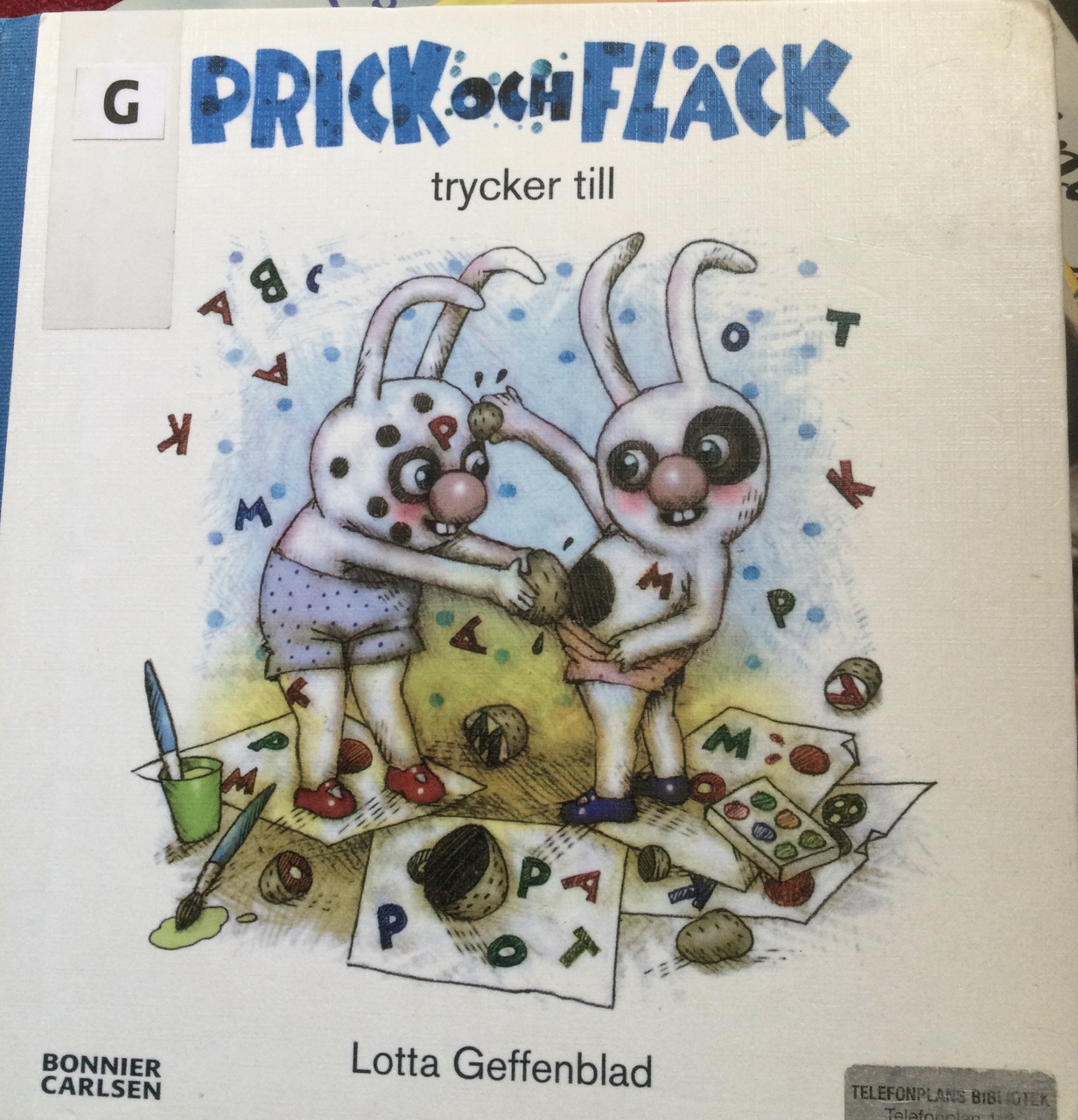 Skolbanken · Prick och Fläck trycker till