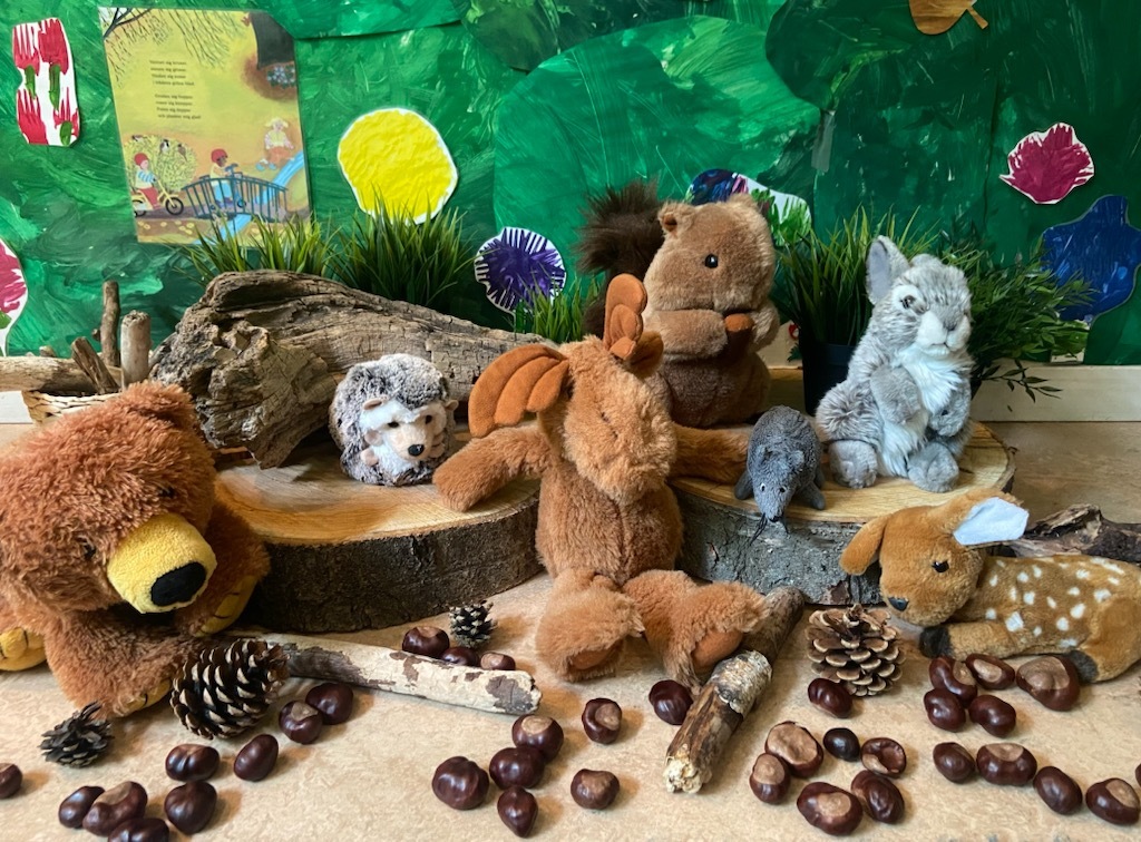 Skolbanken · Projektplanering vt-24: Berättelser om djuren i skogen