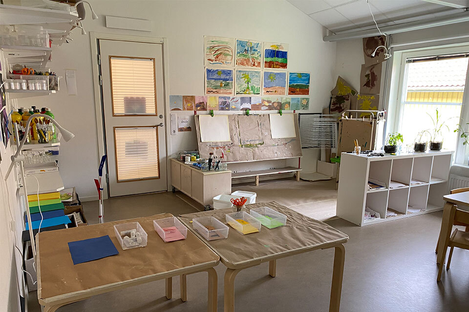 Skolbanken · En ny kompis att lära känna: avdelningens miljö