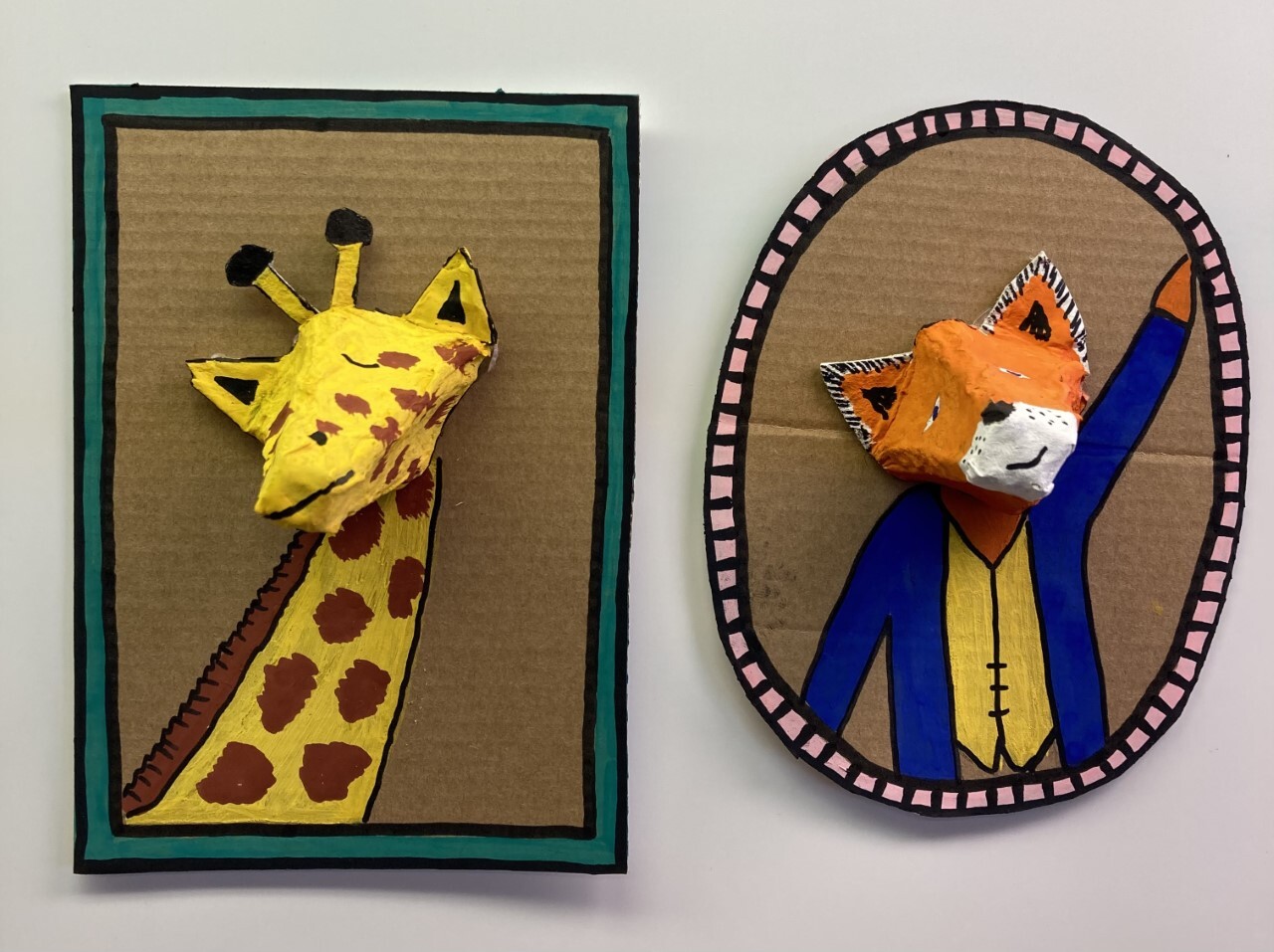 Skolbanken · Kartongdjur