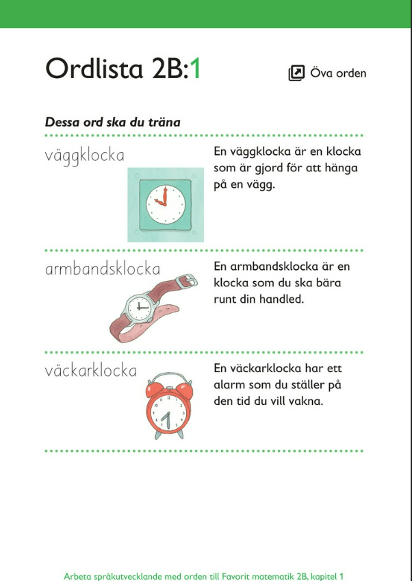 Skolbanken · Favoritmatematik 2B - kapitel 1
