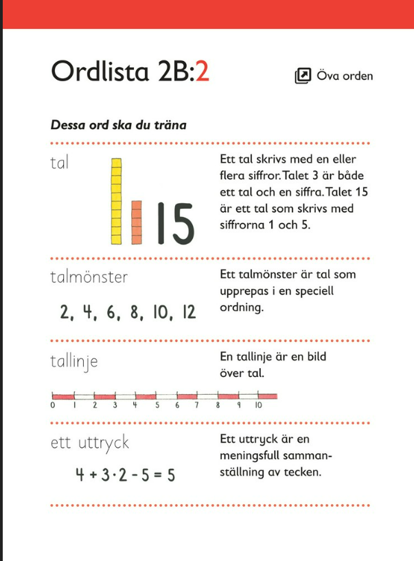 Skolbanken · Favoritmatematik 2B - kapitel 2