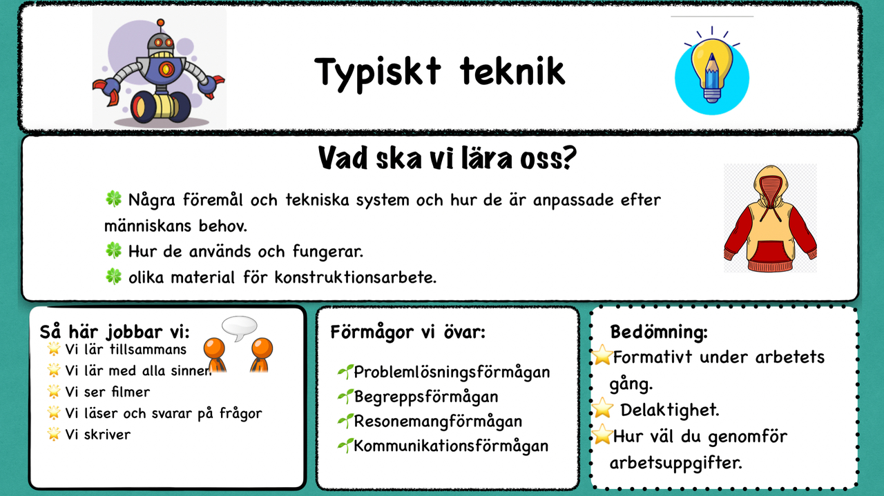 Skolbanken · Teknik