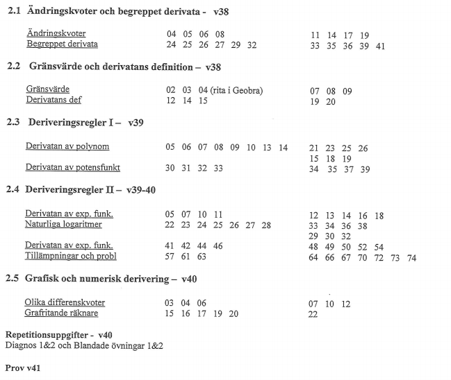 Skolbanken · Prövning Matematik 3c