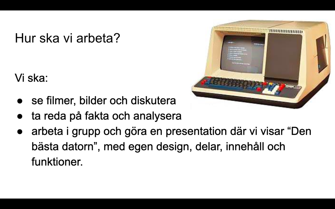 Skolbanken · Datorns delar och funktioner