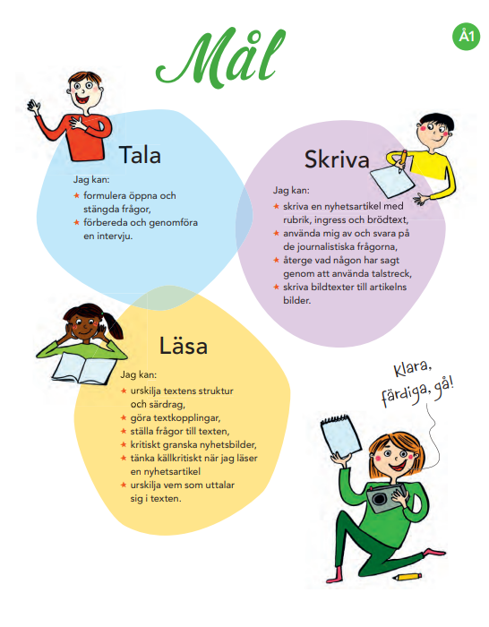 Skolbanken · Klara Svenskan 5 - Återberättande text