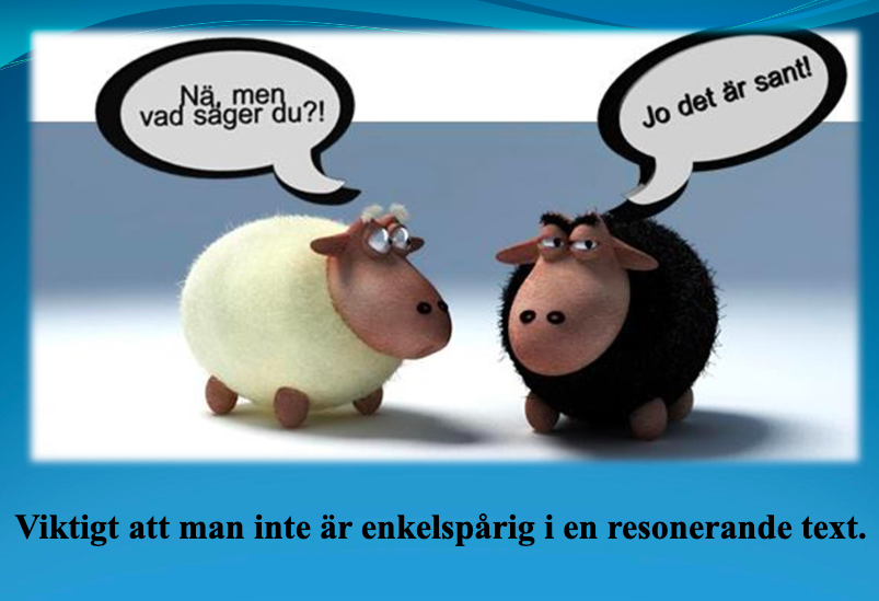 Skolbanken · Resonerande text med källhänvisning och källkritik