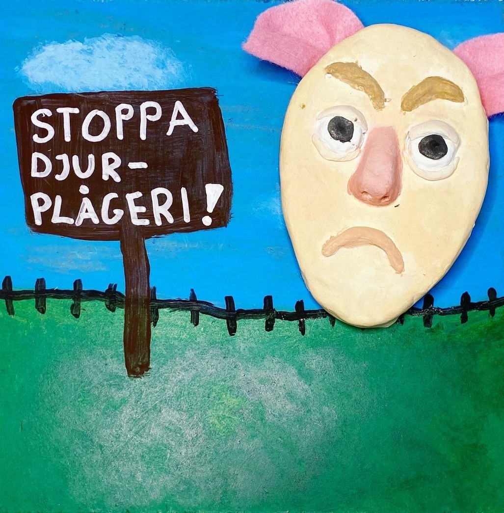 Skolbanken · Bild - Leransikte med budskap